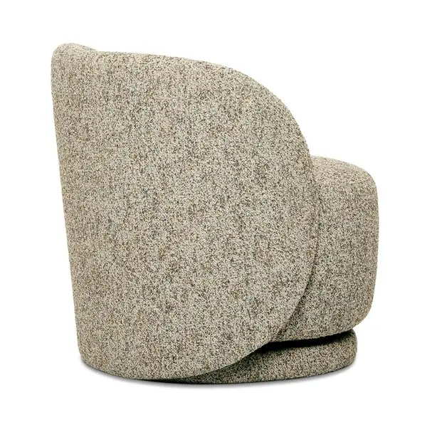 INTERLUDE HOME Oslo Swivel Lounge Chair - Hearth