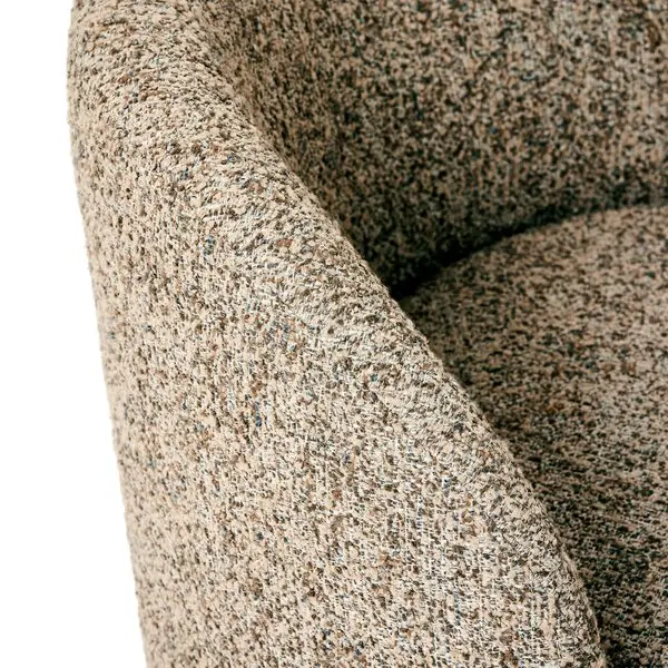 INTERLUDE HOME Oslo Swivel Lounge Chair - Hearth