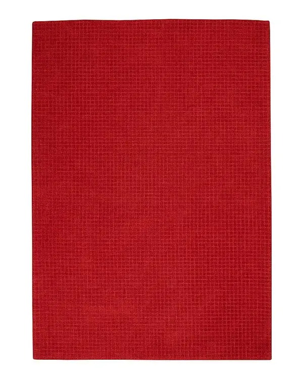 Calvin Klein Ck830 Las Vegas Area Rug, 7'9 X 9'9 - Red