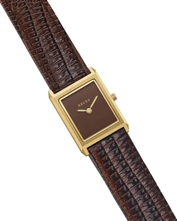 BREDA Virgil Leather Strap Watch, 20mm X 16mm