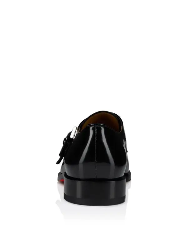 CHRISTIAN LOUBOUTIN Moustachou Monk Straps Shoes