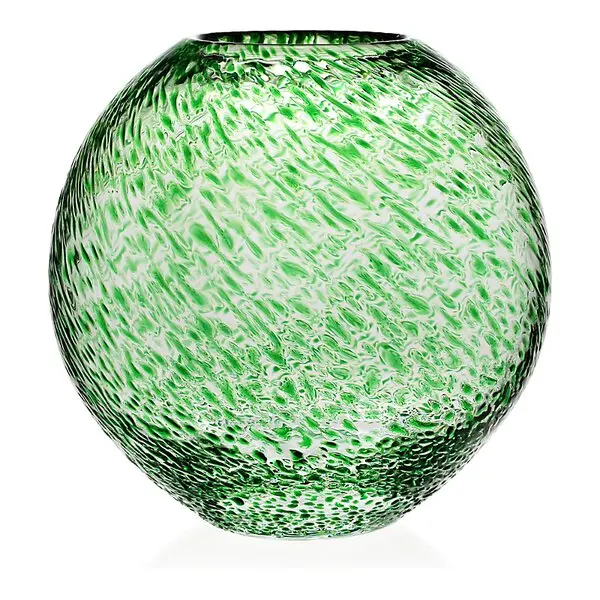 WILLIAM YEOWARD CRYSTAL Florence Large Globe Vase - Green
