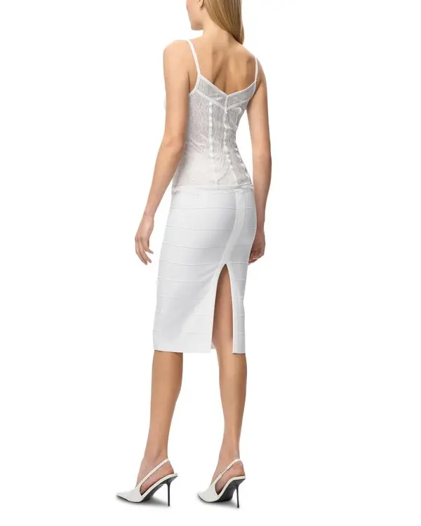 Herve Leger The Sylvia Lace Top