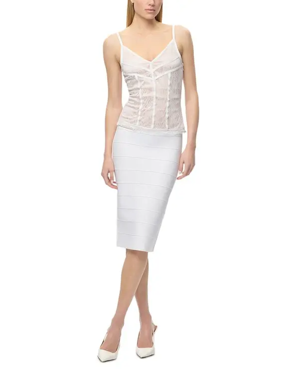Herve Leger The Sylvia Lace Top