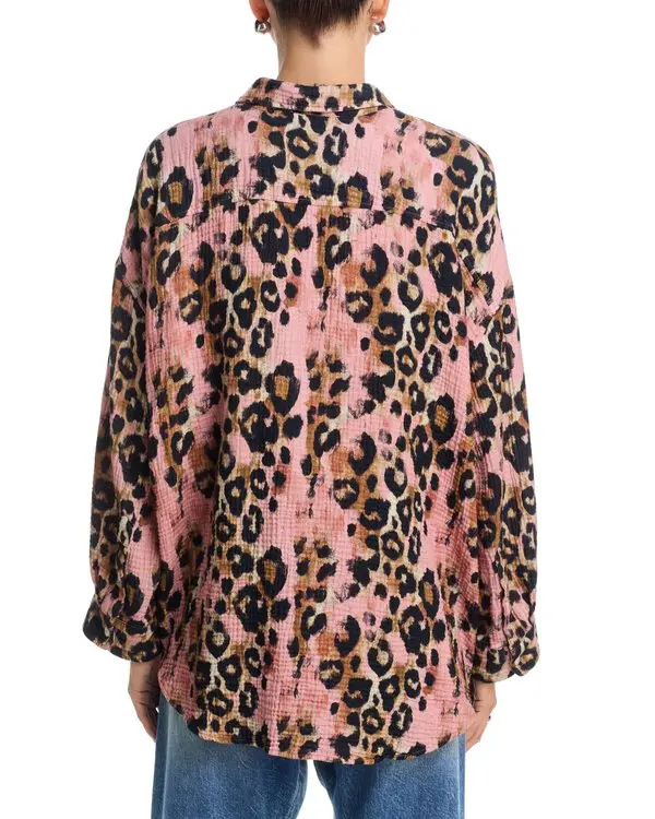 R13 Long Sleeve Printed Shirt