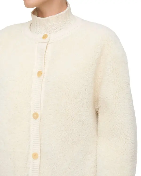 Lafayette 148 New York Reversible Shearling Jacket