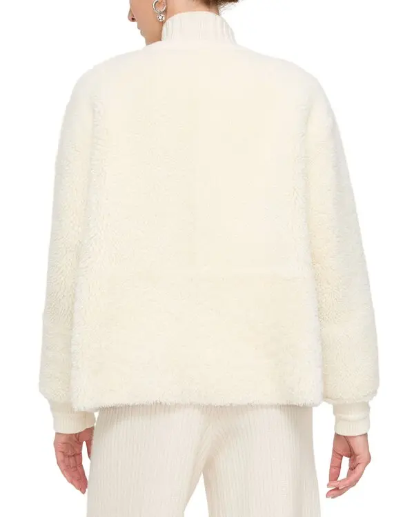Lafayette 148 New York Reversible Shearling Jacket