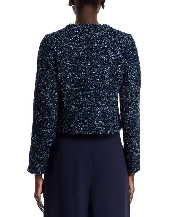 Lafayette 148 New York Crocheted Pom Pom Jacket
