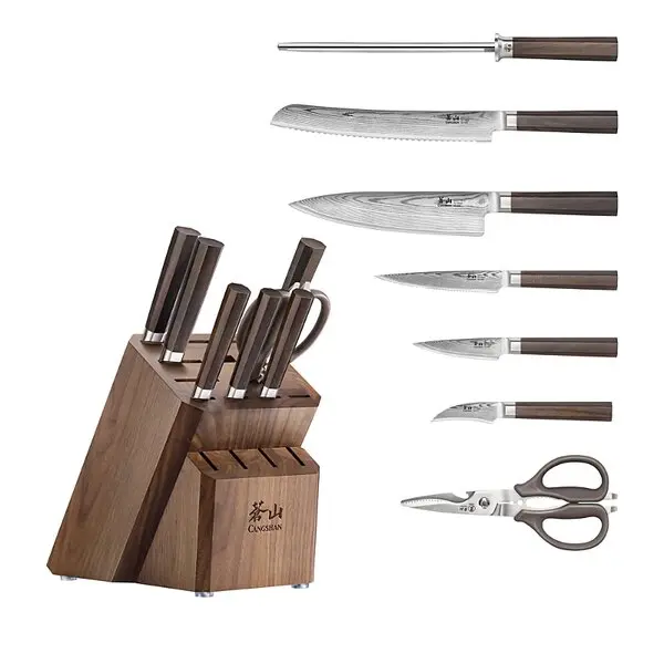CANGSHAN Cagshan Maya 8 Piece Knife Block Set