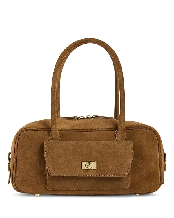 Sandro Ezmehralda Suede Crossbody Bag