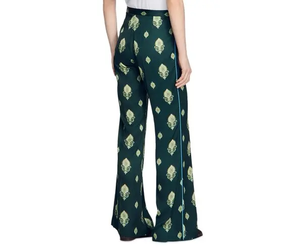 Sandro Paisley Print Floaty Pants