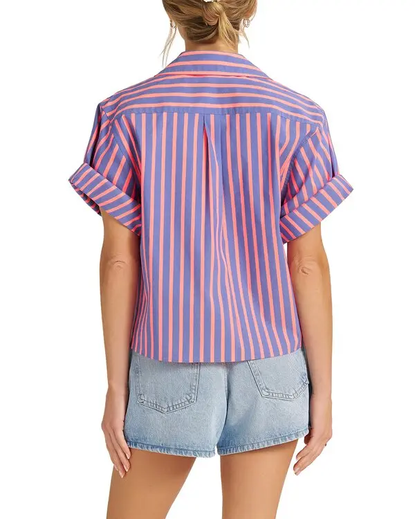 MATTY M Chamber Stripe Top