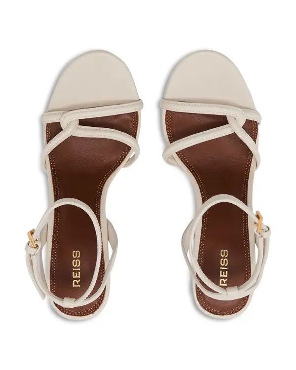 REISS Strappy Slingback Sandals