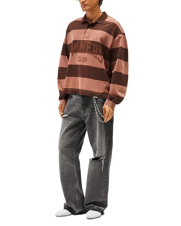 REPRESENT Owners Stripe Rugby Shirt