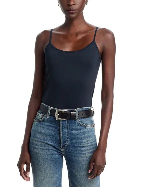 Majestic Filatures Jersey Stretch Cami Top - Noir