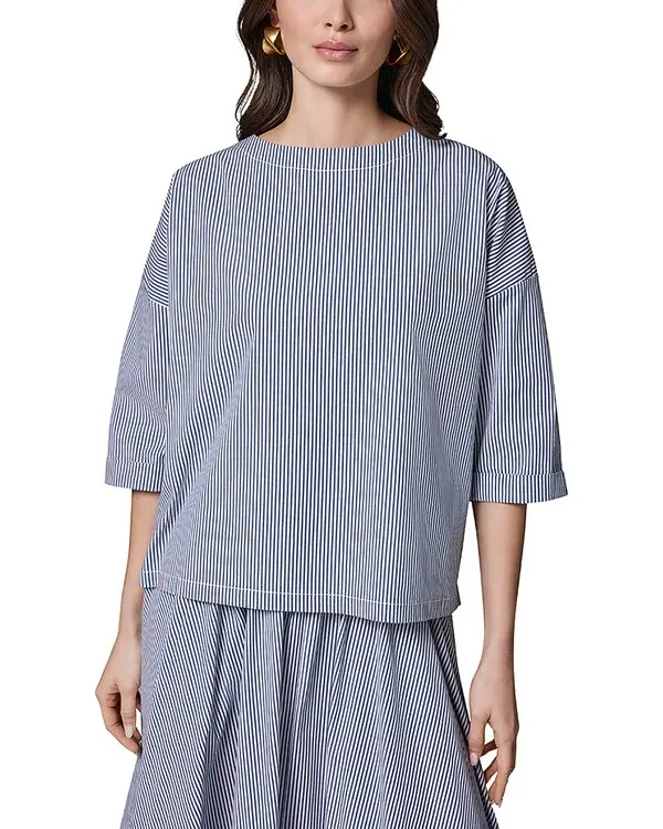 Donna Karan New York Three Quarter Sleeve Top