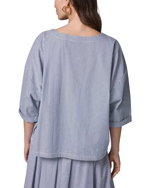 Donna Karan New York Three Quarter Sleeve Top