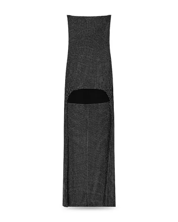 Alexander Wang High/low Strapless Dress - Black