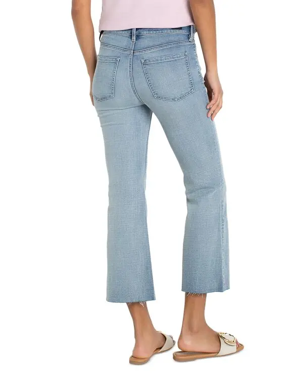 LIVERPOOL Hannah High Rise Cropped Flared Jeans