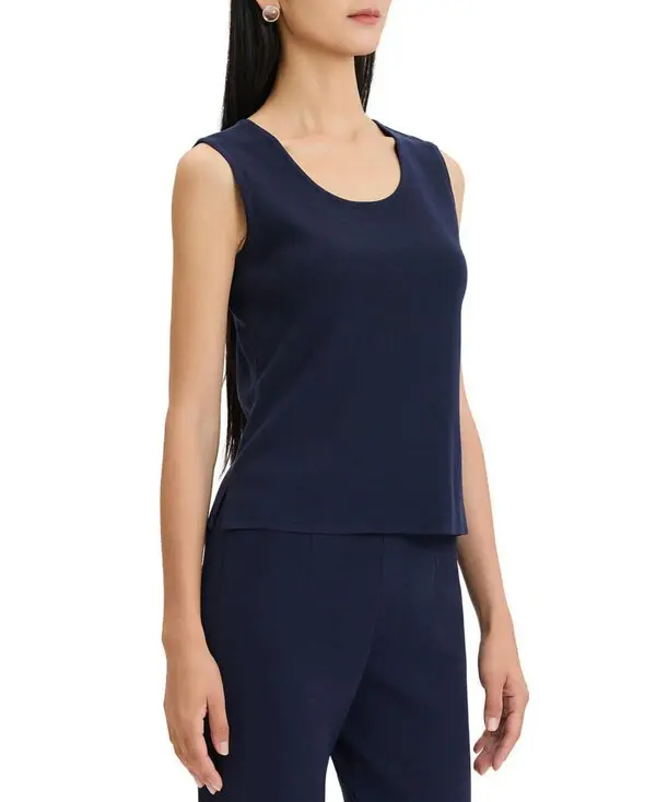 Ming Wang Plus Scoop Neck Knit Tank