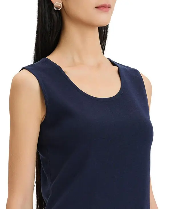 Ming Wang Plus Scoop Neck Knit Tank