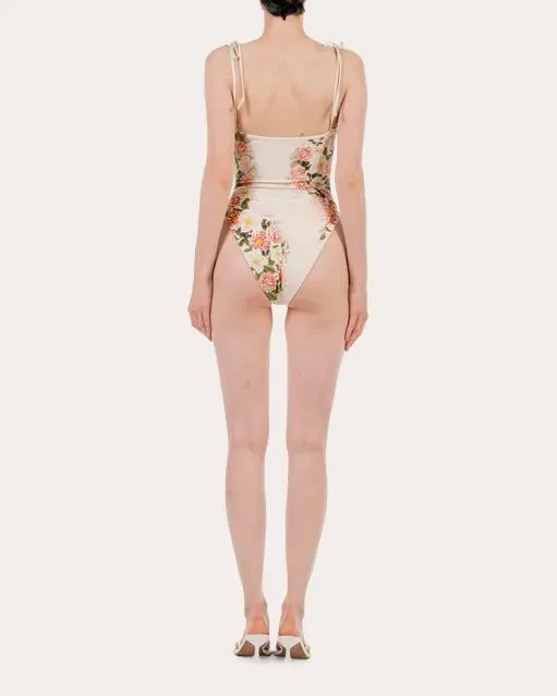 Agua Bendita Rabano Paraíso Bustier One-piece Elastane/polyester/polyamide
