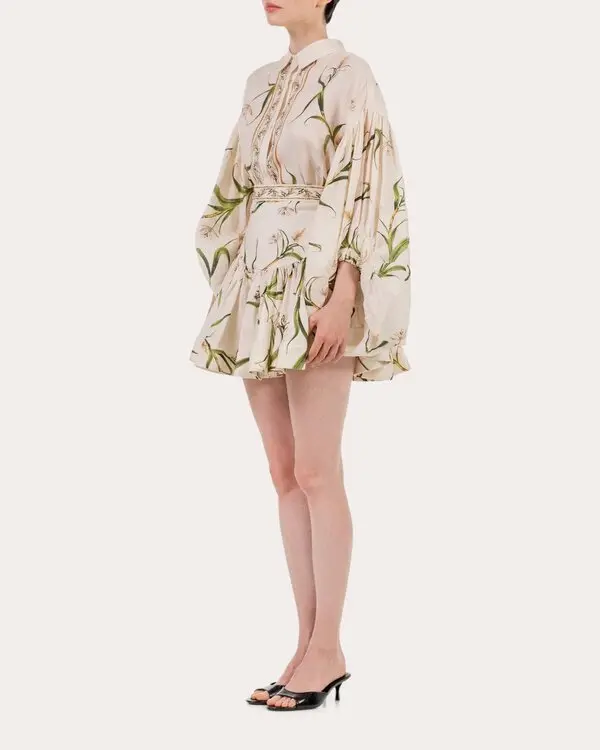 Agua Bendita Agar Azucar Linen Billowed Blouse
