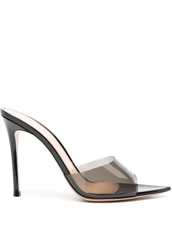 GIANVITO ROSSI Pointed Toe High Heel Sandals With 105 Mm Heel