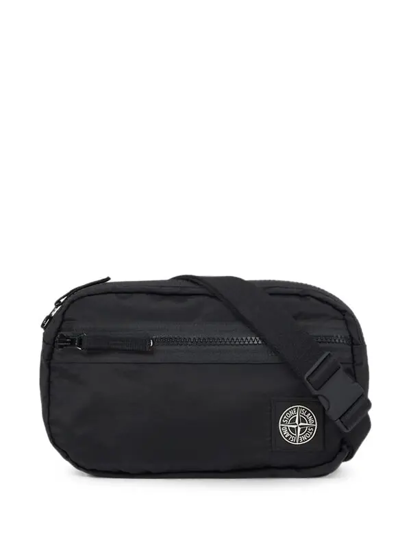 Stone Island Compact Zip Bag - Nero