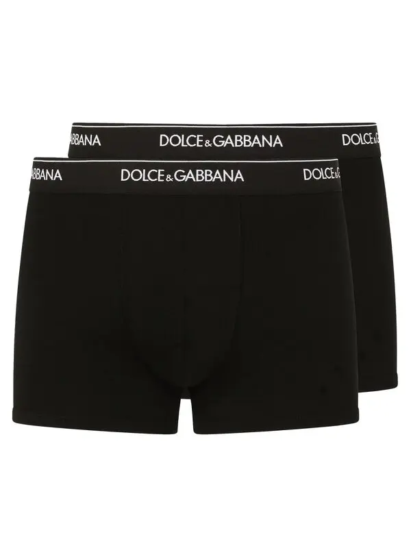 Dolce & Gabbana Regular Boxer Bi-pack - Black