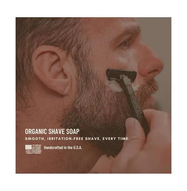 JOHNNY SLICKS Shave Soap | Supports Smooth Shaving |8 Oz| Rugged Scent