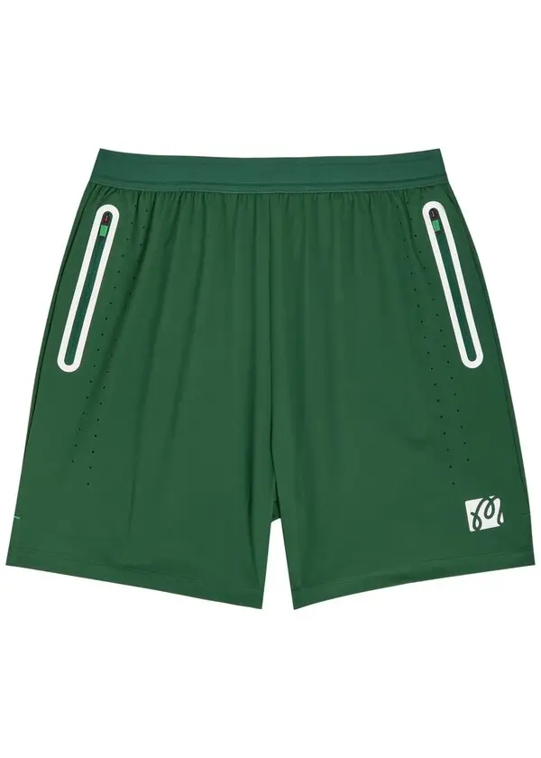 MALBON Performance Logo Stretch-jersey Shorts