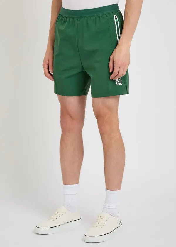 MALBON Performance Logo Stretch-jersey Shorts