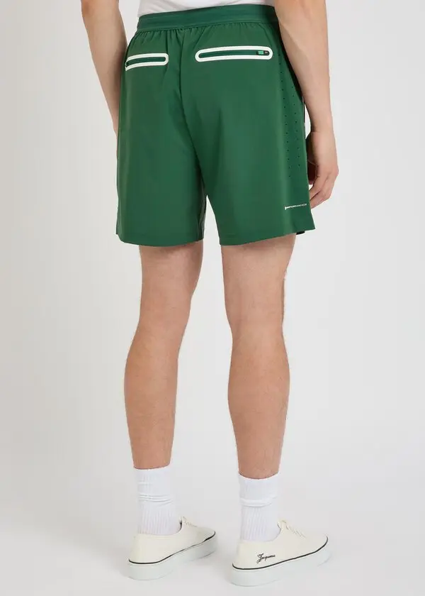 MALBON Performance Logo Stretch-jersey Shorts