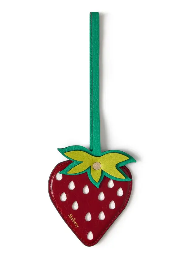 Mulberry Strawberry Bag Charm