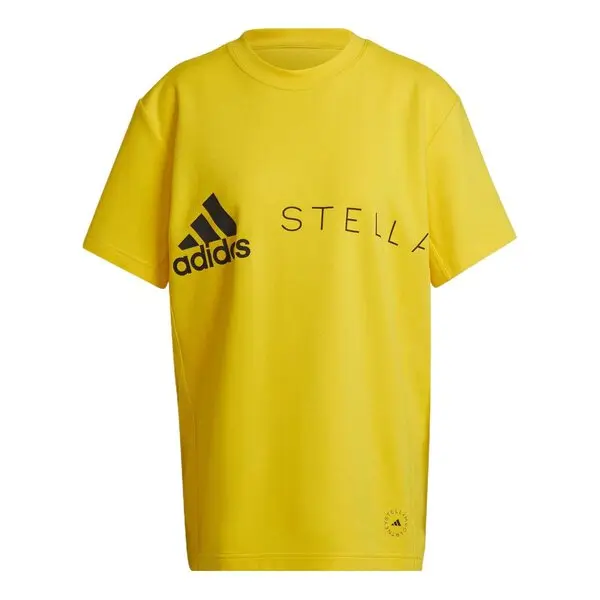 Adidas By Stella Mccartney Logo T-shirt - Yellow