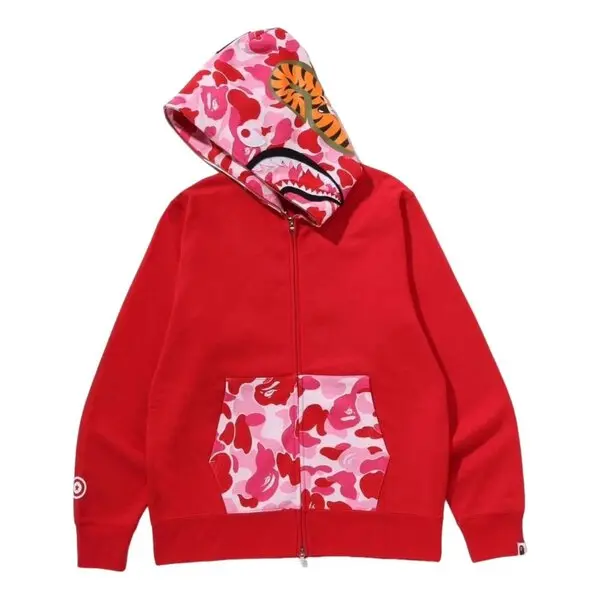 A BATHING APE Abc Camo Shark Full Zip Hoodie