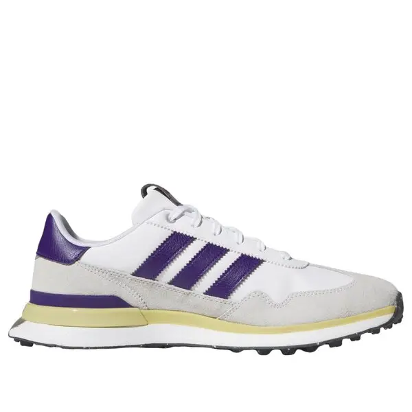 Adidas S2g 26 Textile Spikeless Golf 'washington Huskies' Sneakers - Cloud White/purple