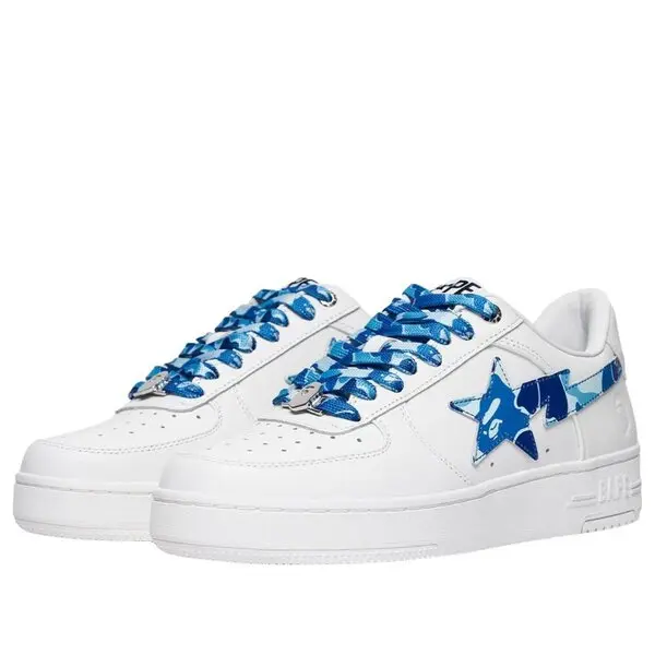A BATHING APE Sta Abc Camo "blue - Blue/white