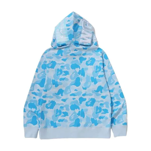 A BATHING APE Icy Abc Camo Shark Full Zip Hoodie