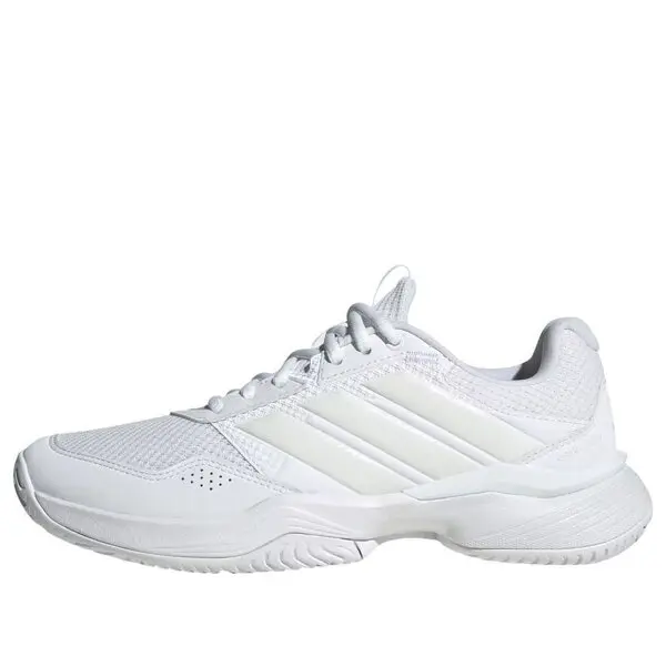 Adidas Gamecourt 3 All Court Tennis Sneakers - Cloud White/zero Metalic/cloud White