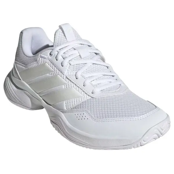 Adidas Gamecourt 3 All Court Tennis Sneakers - Cloud White/zero Metalic/cloud White
