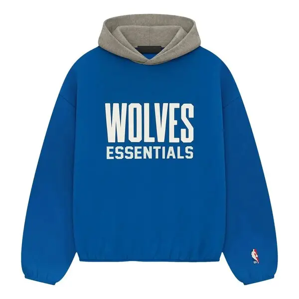 Fear Of God X Nba Minnesota Timberwolves Hoodie - Blue