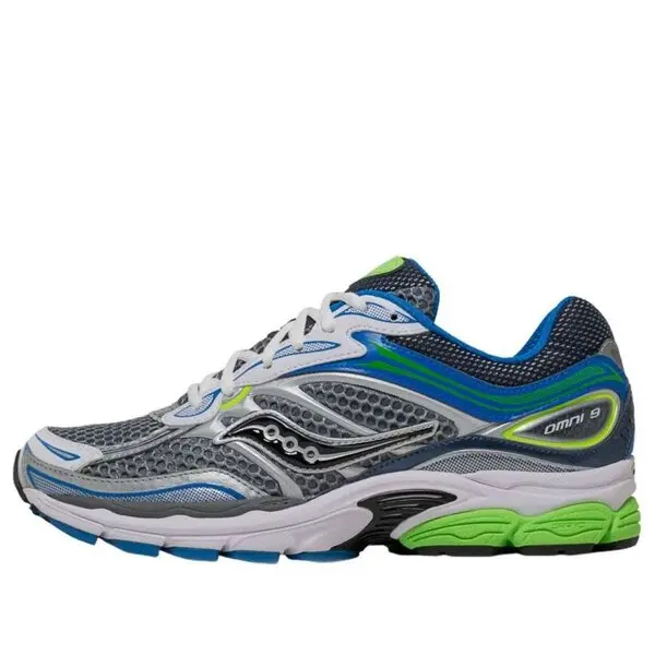 Saucony Progrid Omni Athletic Sneakers - Grey/slime Blue