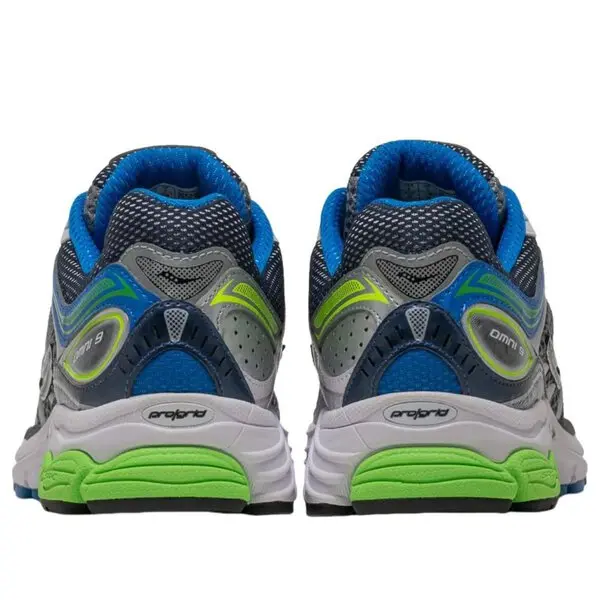 Saucony Progrid Omni Athletic Sneakers - Grey/slime Blue