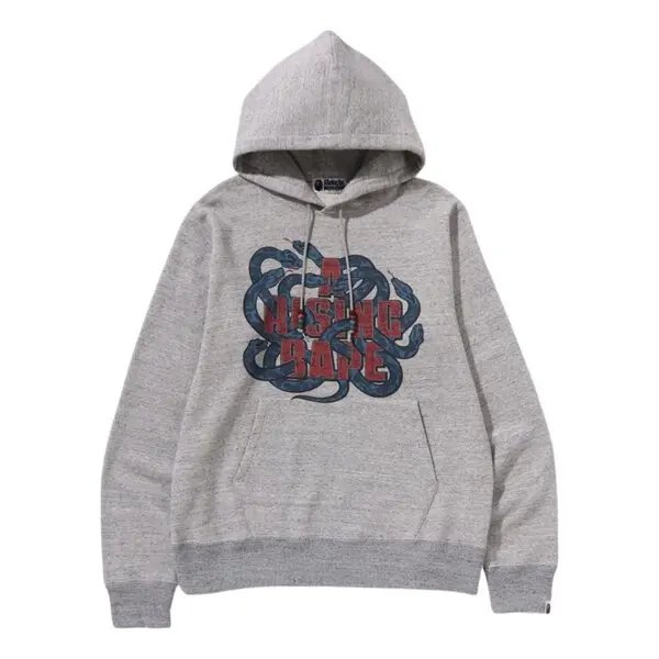 A BATHING APE Year Of Snake Hoodie - Grey