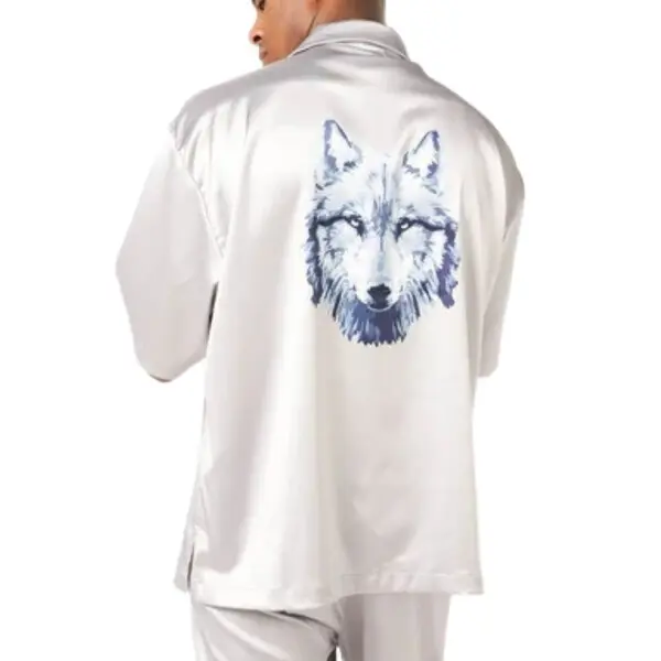 HOUSE OF CENMAR Satin Shirt