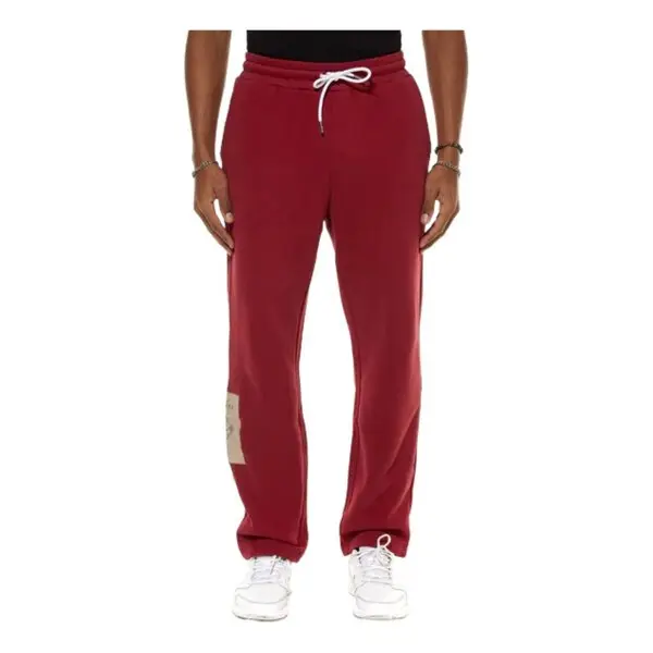 HOUSE OF CENMAR Drawstring Waist Trousers - Deep Red