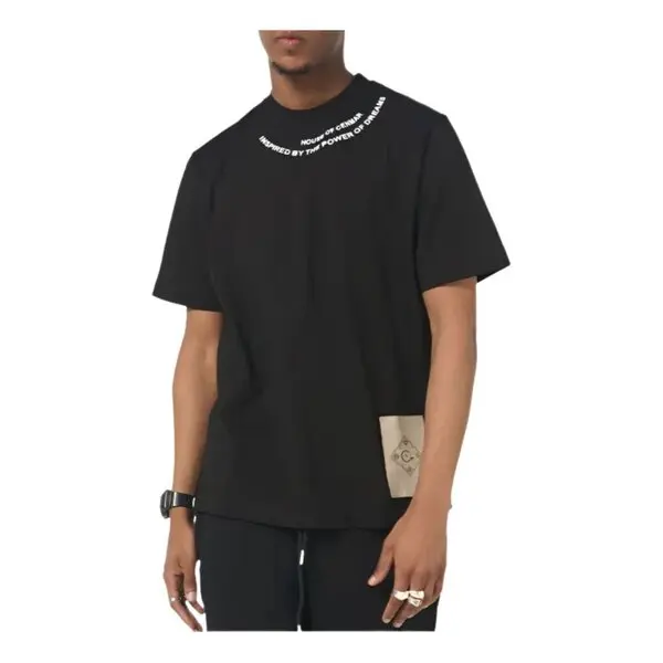 HOUSE OF CENMAR Power Of Dream Print T-shirt - Black