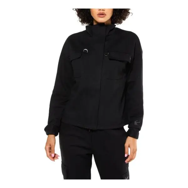 HOUSE OF CENMAR Cargo Pockets Jacket - Black